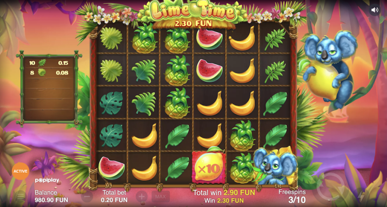Popiplay Launches Lime Time Slot with a Tropical Twist and Massive Winning Potential – Popiplay